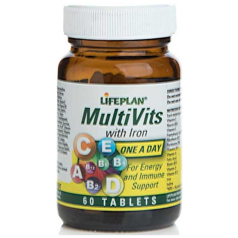 Lifeplan Multivitamins with Iron 60 tablets - pharmaholic