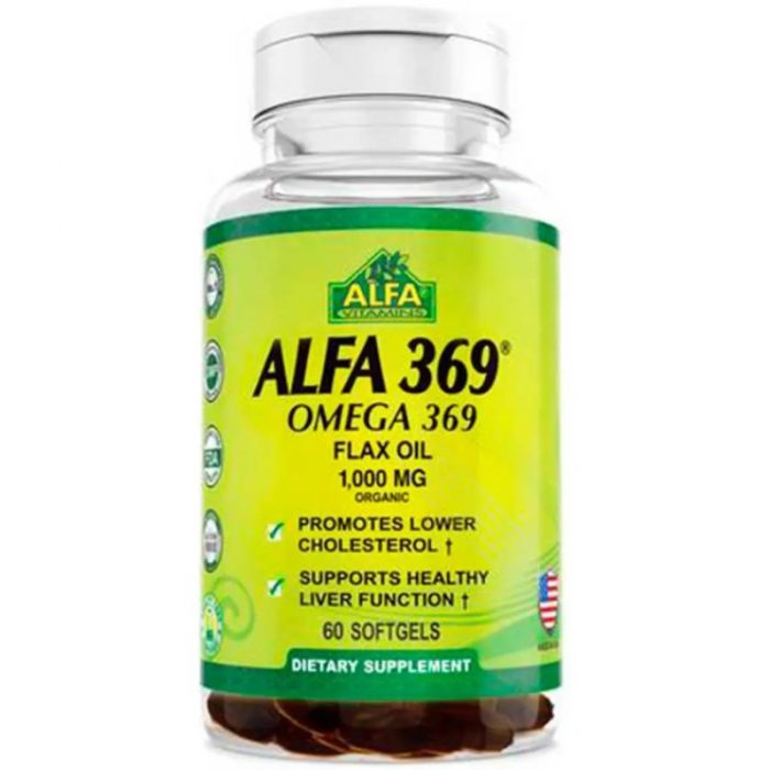 Omega 369 Flax Oil - Alfa Vitamins Dietary Supplement - Pharmaholic