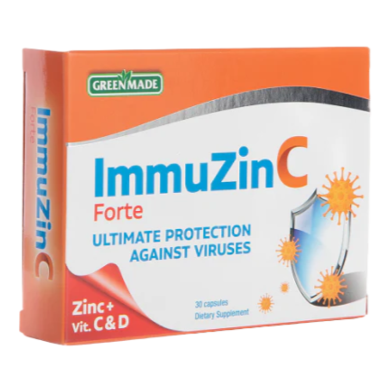 Green Made Immuzinc 30 capsules - pharmaholic