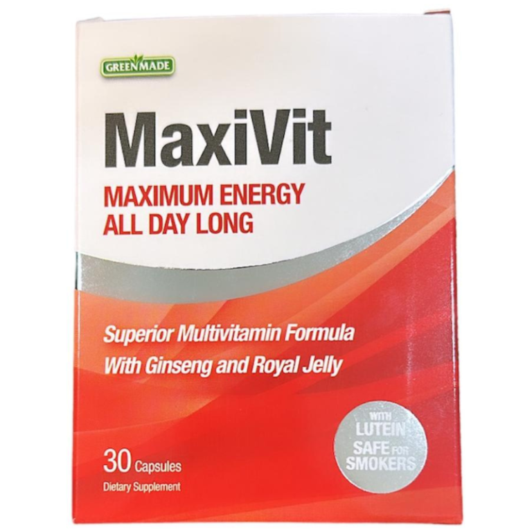 MaxiVit 30 Capsules - Green Made Supplement - Pharmaholic