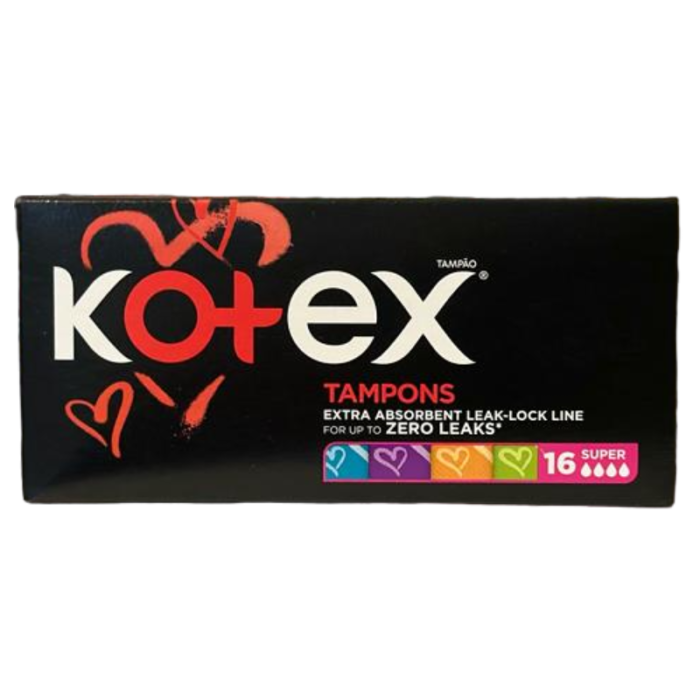 Kotex Super 16 Tampons - Heavy Flow - Pharmaholic